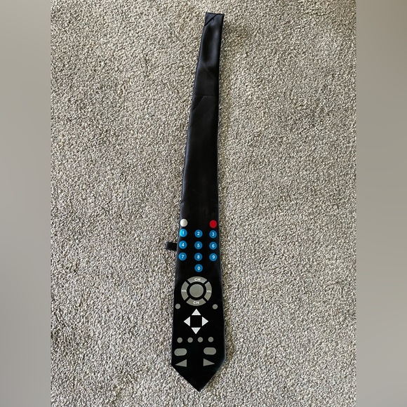 Accessories | Mens Black Tie Funny To Resemble A Remote Control | Poshmark